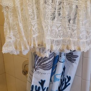 Chloe K | Tops | Lace Overshirt | Poshmark
